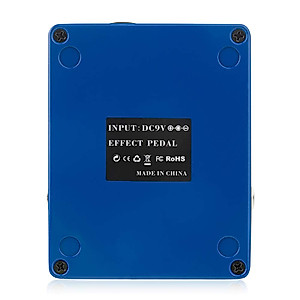 Caline Echo Delay Guitar Effects Pedal Time Space Bass Distortion True Bypass Blue CP-17
