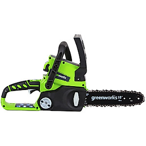 Greenworks 24V 10" Chainsaw, 2.0Ah USB Battery and Charger with extra chain