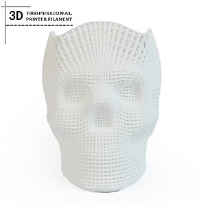 3D BEST-Q PLA 1.75mm White 3D Printer Filament, Dimensional Accuracy +/- 0.03 mm, 1KG Spool, White