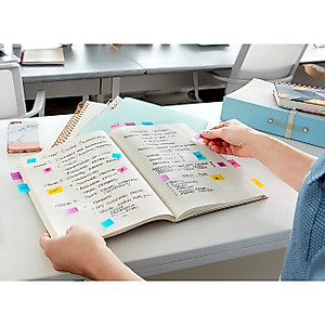 Post-it Flags Value Pack, 50/Dispenser, 4 Dispensers/Pack, 1 in Wide, Assorted Colors, Includes FREE Flags + Highlighter (680-RYBGVA)