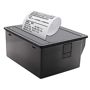 HXBER Thermal Printer, 80mm Embedded Thermal Printer Module with TTL+RS232+USB Connections Supports ESC/POS Commands 72mm Printing Width 180mm/s Speed Auto Paper Cutter Compatible with Windows Linux