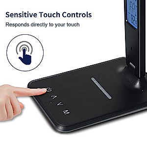 XZN LED Desk Lamp, Table Touch Lamp with USB Charging Port (LED Deak Lamp)