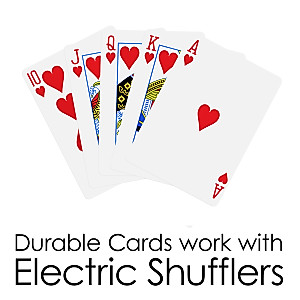 Poker Chip Set - 11.5g Poker Set with Cards, Buttons, Carrying Case, and 500 Poker Chips for Texas Hold'em and Blackjack Games by Trademark Poker