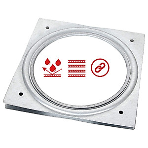 6 inch Lazy Susan Hardware, 8 Pcak Lazy Susan Turntable Bearing 5/16" Thick 100lbs for Turntable, Serving Trays, Kitchen Storage Racks, Craft Table, Rotating Bearing Plate