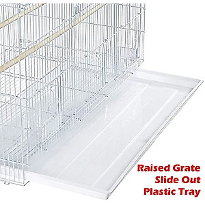 Small Breeding Cages, Pack of 6, 24 x 16 x 16 H inches, White