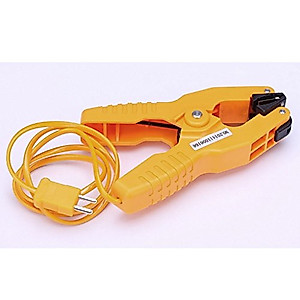 Type K Pipe Clamp Temperature Lead Probe HVAC Pipes Jaw Clip Plumbing Clamp