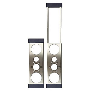 Sanni Shoo Drip.it | Multifunctional Space Saving Stainless Steel Kitchen Sink Caddy | Bottle Holder | Compatible with Sodastream Bottles for Aqua Fizz, Penguin and Other Bottles | Drainer & Organizer