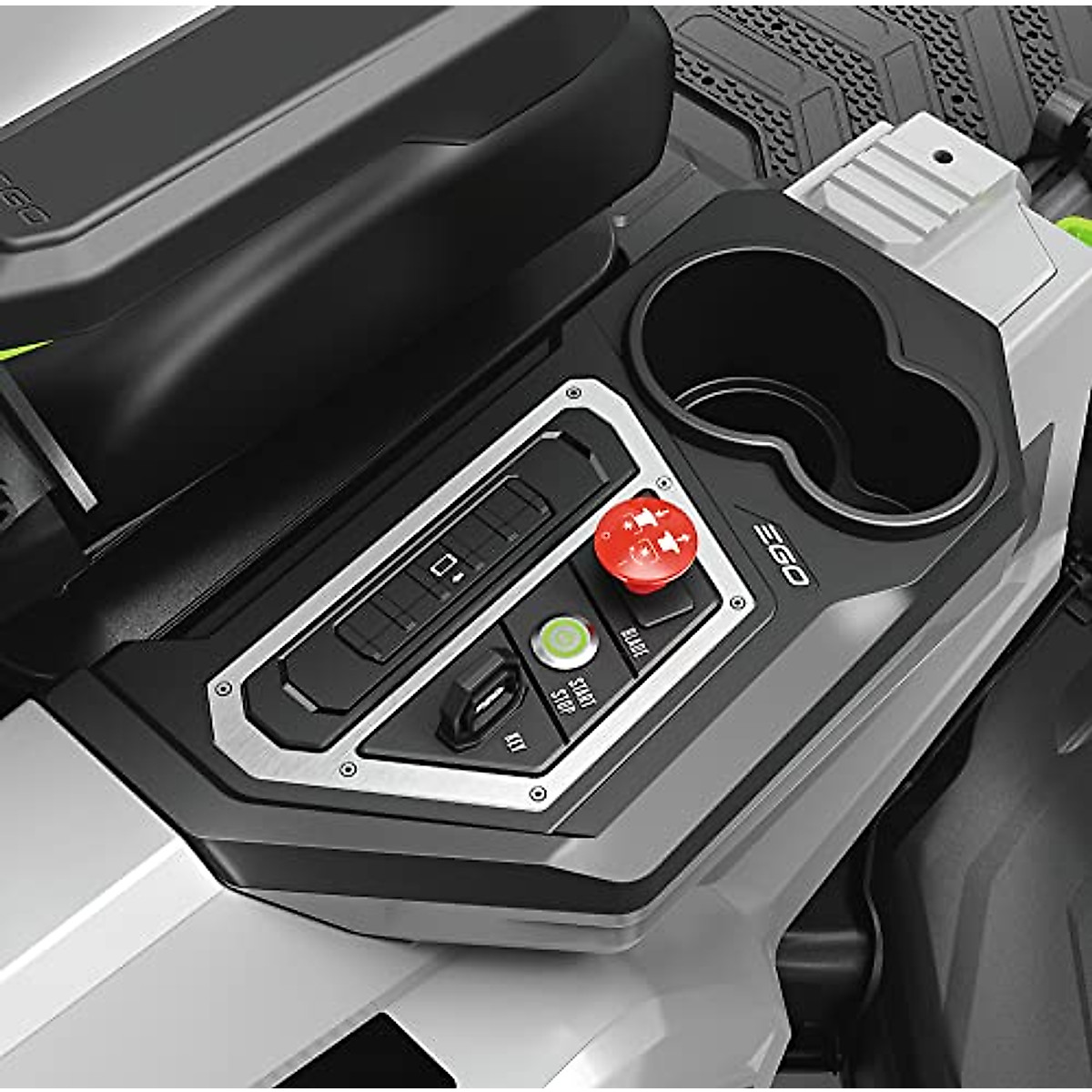 EGO POWER+ ZT4205S 42-Inch 56-Volt Lithium-ion Cordless Zero Turn Radius Mower with e-Steer™ Technology with (4) 12.0Ah Batteries and Charger Included