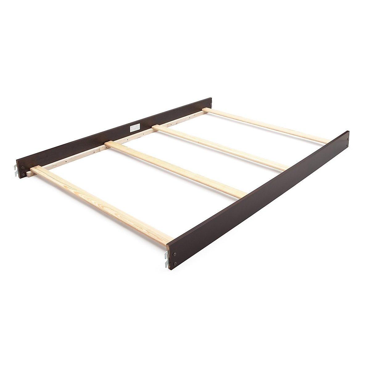 CC KITS Universal Replacement Full Size Bed Rails with Claws/Hooks for Full/Double Beds with Slats (Espresso)