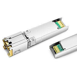 10G SFP+ to RJ45 for Ubiquiti Unifi UF-RJ45-10G Netgear AXM765 Mikrotik S+RJ10 Finisar Supermicro ZTE TP-Link SFP-10G-T-TPL 10GBASE-T SFP+ Copper RJ-45 30m Transceiver Module