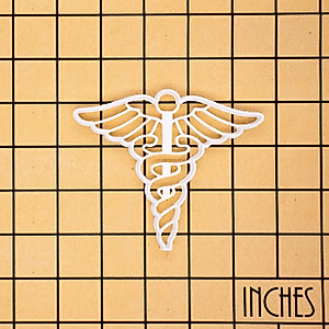 Caduceus cookie cutter, 1 piece - Bakerlogy