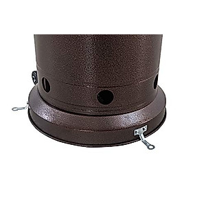 Sunjoy Lawrence Floor-Standing Patio Heater, 88", Bronze hammered finished