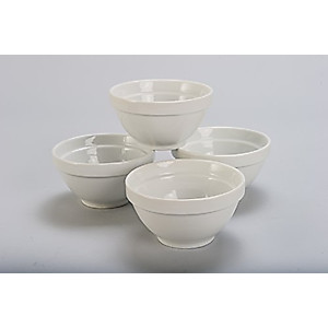 BIA Cordon Bleu 16-Ounce Stackable Bowl, Set of 4, White (900101S4SIOC)