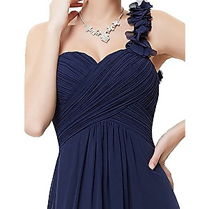 Ever-Pretty Womens Floor Length Sweetheart Neckline Formal Bridesmaids Dress 12 US Navy Blue