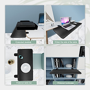 Vaydeer Ergonomic Desk Extender for Keyboard Foldable Keyboard Tray Desk Organizer