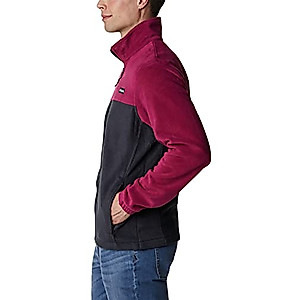 Columbia Men's Steens Mountain Full Zip 2.0, Red Onion/Black, Large