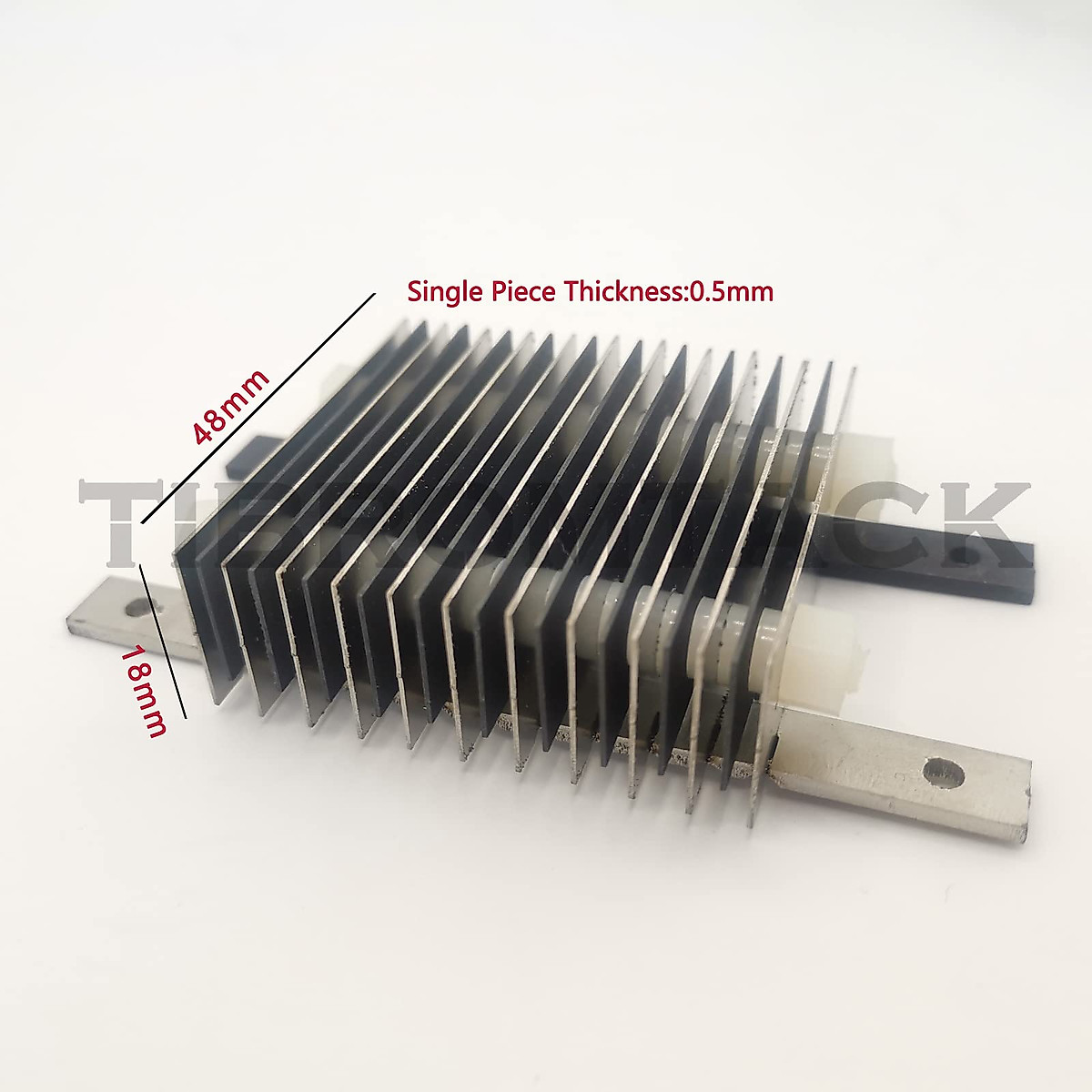 Ru-Ir Titanium MMO Electrodes Plates Set for Fruit Vegetable Machine and HHO Water Electrolyzers,11 Titanium Cathode Plates without Coating and 10 Titanium Anode Plates with Ruthenium-Iridium Coating