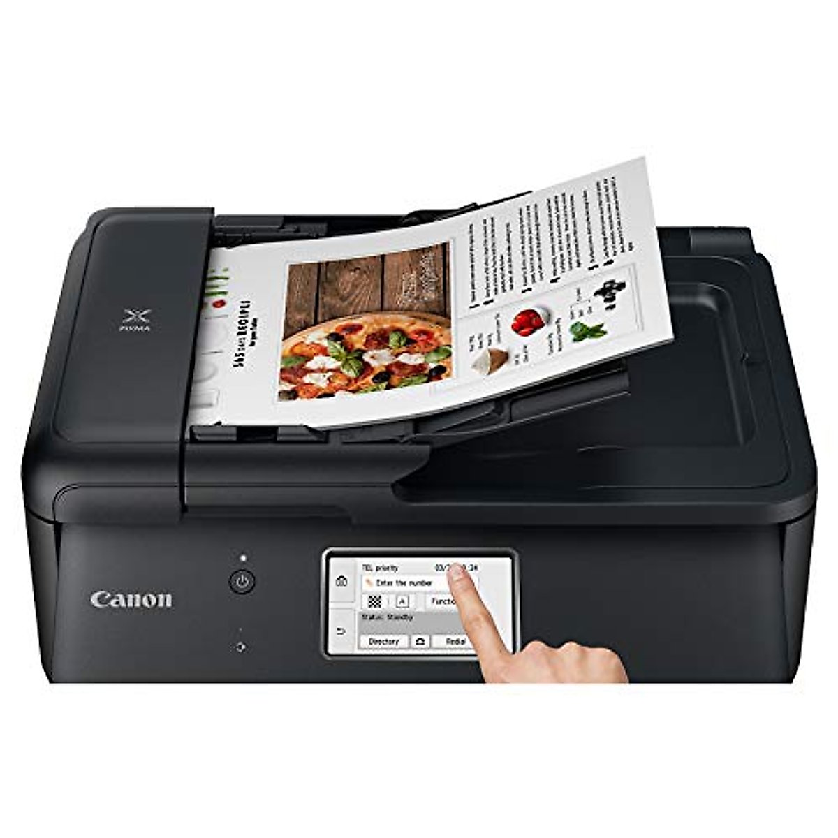 Canon TR8620a All-in-One Printer Home Office | Copier |Scanner| Fax |Auto Document Feeder | Photo and Document | Airprint (R) and Android, Black