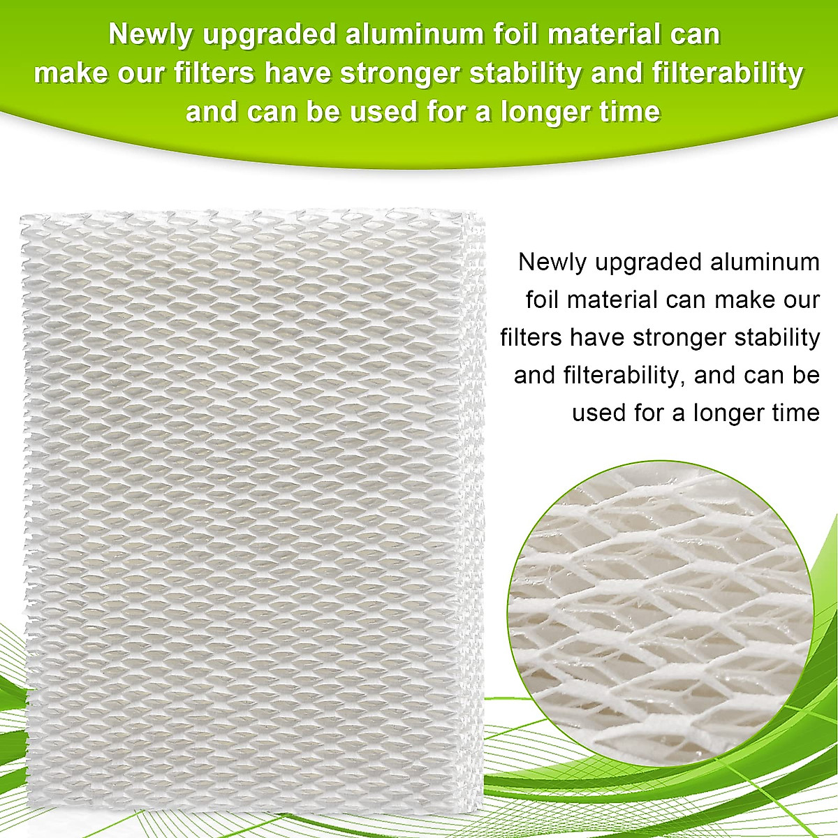 MD1-0034 Humidifier Replacement Filters Wick -Compatible with Vornado Evaporative Humidifier Filter Model:Evap40,Evap2,Ev100, Ev200,Evdc300,Evdc500,Evdc505 (2 Pack)