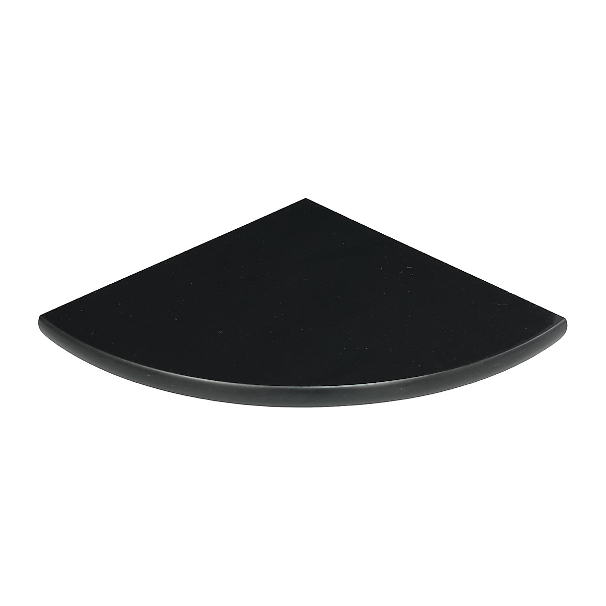 Threshold.Shop 9 Inch Super Black Engineered Marble Corner Shower Shelf Bathroom Caddy, Wall Mounted Shower Shelf, Classic Flatback Design (2)