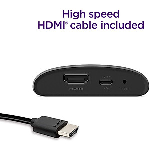 Roku Express HD Streaming Media Player with High Speed HDMI Cable and Simple Remote & Bundle Swanky Cables HDMI Cable