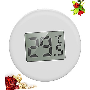 BESPORTBLE 1pc Aquarium Thermometer Reptile Temperature Gauge Aquarium Temperature Monitor Aquarium Temperature Gauge Fishtank Digital Thermometer Fish Tank Thermometer Container