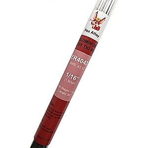 ER4043 Aluminum Tig Welding Rods 36'' 1 Pound Mild Steel Brazing Rods 914mm 0.45kg (1/16'' x 36'' 1 LB)