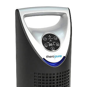 ENVION Therapure 120 Volt Medium to Large Room Air Filter HEPA Air Purifier with 3 Fan Speeds, LED Display, and 24 Hour Timer, Black