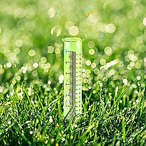 TBWHL 7" Capacity Rain Gauge Glass Replacement Tube for Yard Garden Outdoor Home (1Pcs)