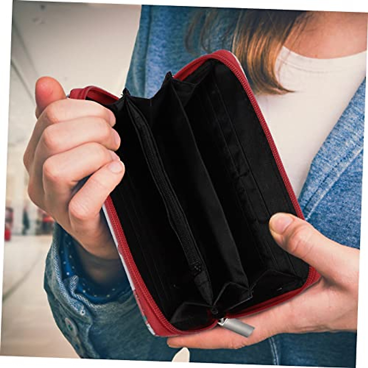 Cabilock Leather Wallet 5pcs wallet strawberry purse girl gifts kawaii plant accessories girls gifts fruit Ornament Miss leather Purses