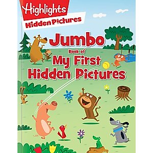 Jumbo Book of My First Hidden Pictures: 115+ Hidden Pictures Puzzles in Highlights Activity Book, Seek and Find Puzzles for Kids 3+ (Highlights Jumbo Books & Pads)