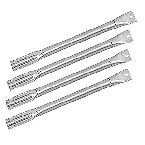 Plowo Stainless Steel Grill Burners Replacement for Charbroil 463248108 463248208 463268007 463268008 463268606 461262407, Thermos 461262407, 15 7/8", 4-Pack
