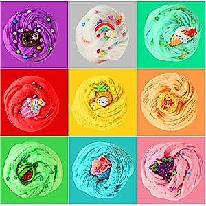 Mini Butter Slime Kit, 32 Pack Scented Slime for Kids Party Favor, DIY Putty Slime Toys Stretchy and Non-Sticky, Soft Slime Stress Relief Toys for Girls and Boys