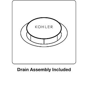 KOHLER 74013-4-2MB Taut Single-Handle Bathroom Sink Faucet, Vibrant Brushed Moderne Brass