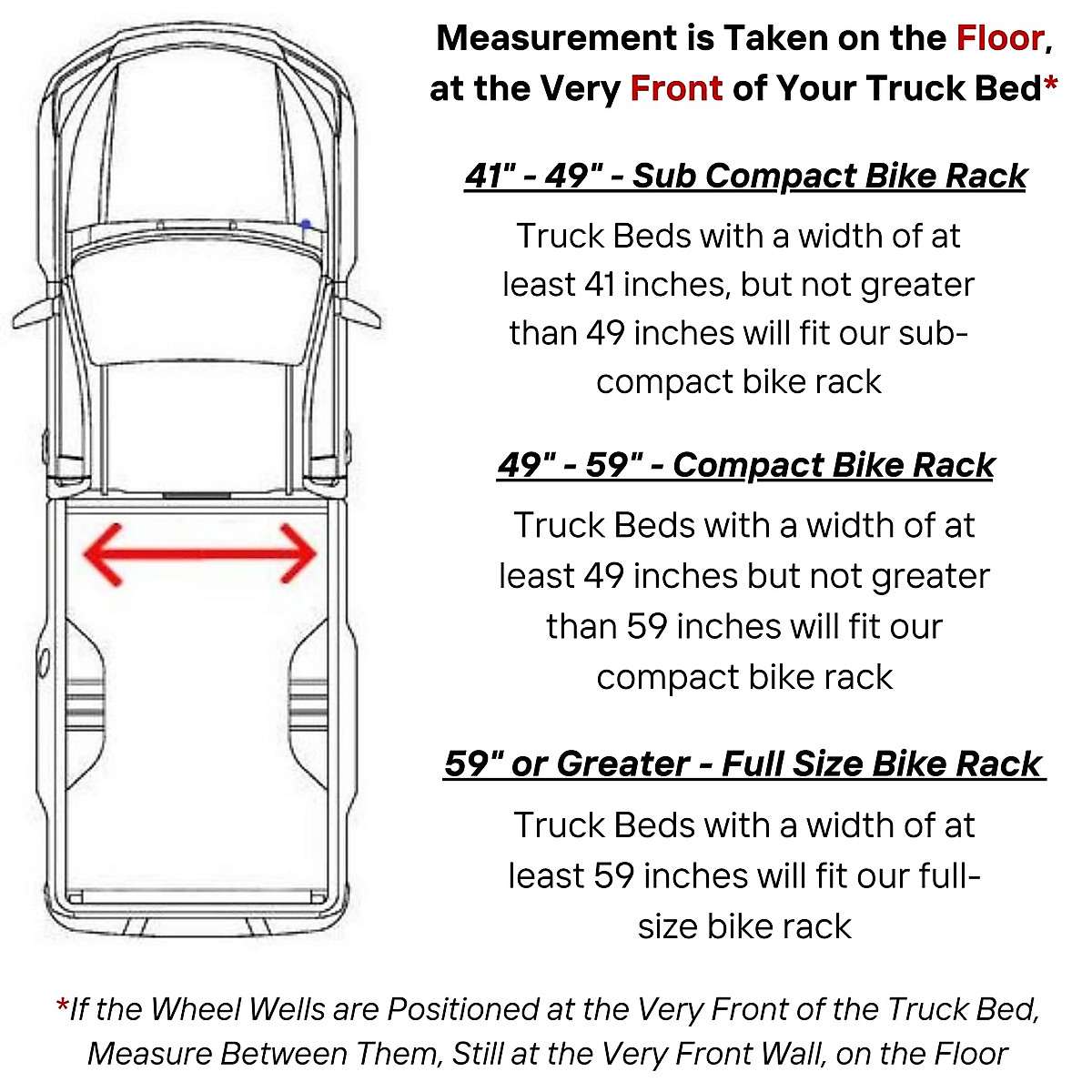 2 Bike Rack for Truck Bed -Ideal Fit for Sub-Compact Truck Models - 2 Standard Tire Bike Rack - Effortless Wheel Mount, Skip Front Tire Removal, Drill-Free Installation Ideas
