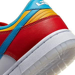 Nike Mens Dunk Low DH8009 600''Lebron James - Fruity Pebbles - Size 11, White/Red/Blue/Yellow