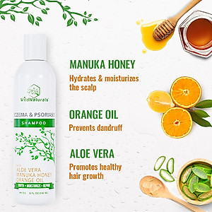 Psoriasis Shampoo for Dry Scalp Care - Anti Dandruff - Gentle Hydrating Shampoo for Itchy Scalp Treatment