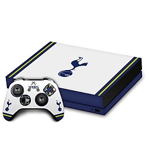 Head Case Designs Officially Licensed Tottenham Hotspur F.C. 2022/23 Home Kit Logo Art Vinyl Sticker Gaming Skin Decal Cover Compatible with Xbox One X Console and Controller Bundle