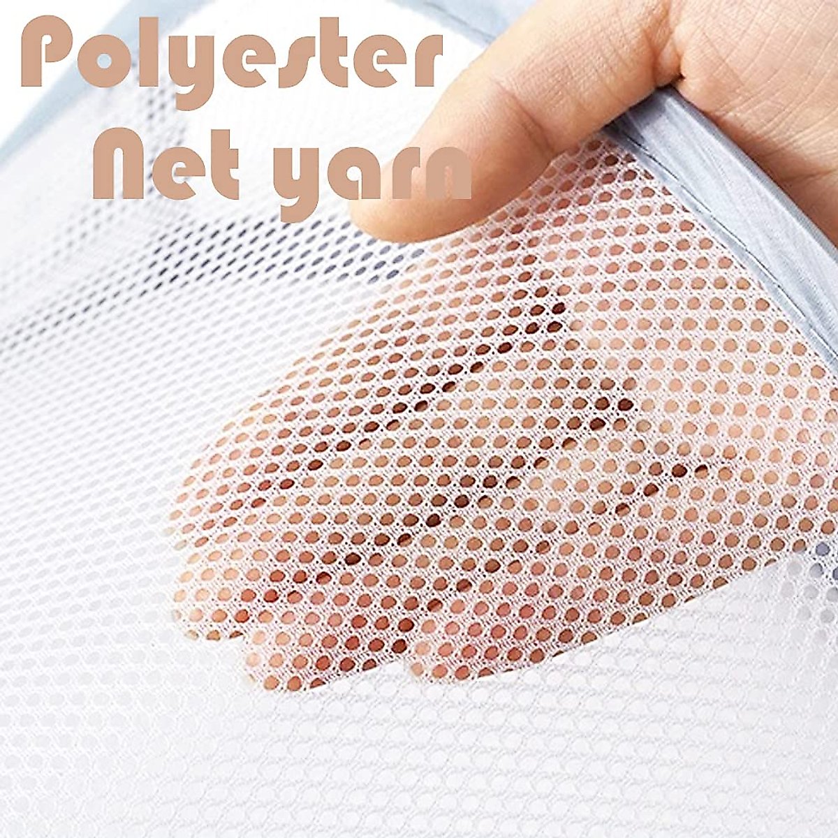 Mesh Collapsible Small Wall Laundry Baskets，Hanging Laundry Hamper，for Hotel, University Dormitory Use by HHSSALIN (1, CLASSIC)