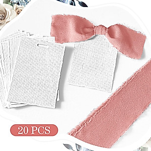 LuLucrafded Pink Blank Cards, Pink Dinner Place Cards, Pink Wedding Place Cards, for Party Setup Table Name Cards, Wedding Table Name Cards, Baby Shower Name Cards, Place Cards, Set of 20 (Pink)