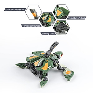 52TOYS Beastbox Jetsam Deformation Toy, Collectible Action Figure with Accessories, Multicolored Gift for Boys