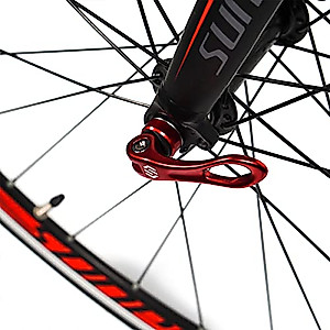 Chooee Quick Release Skewers Front & Rear Set for Mountain bike,red