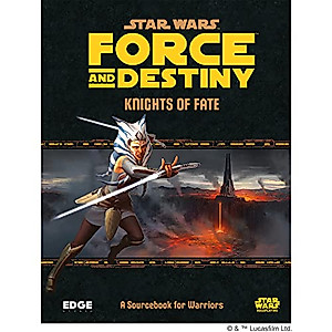 EDGE Studio Star Wars Force and Destiny Game Knights of Fate Expansion Roleplaying Game Strategy Game for Adults and Kids Ages 10+ 2-8 Players Average Playtime 1 Hour Made