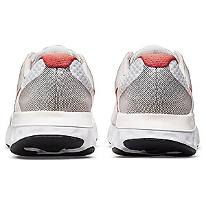 Nike Women's Stroke Running Shoe, White/Magic Ember, 8 M US