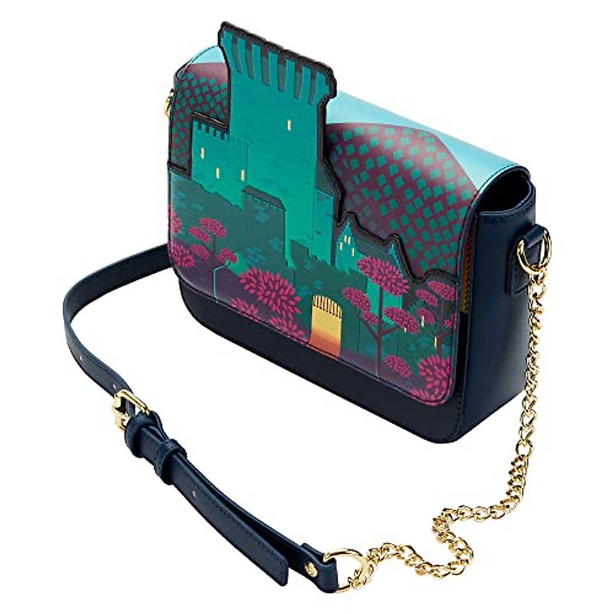 Loungefly Disney Brave Princess Merida Castle Crossbody Bag