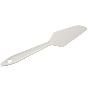 Hutzler Lopol Nylon Plastic Cake Knife, 11", White