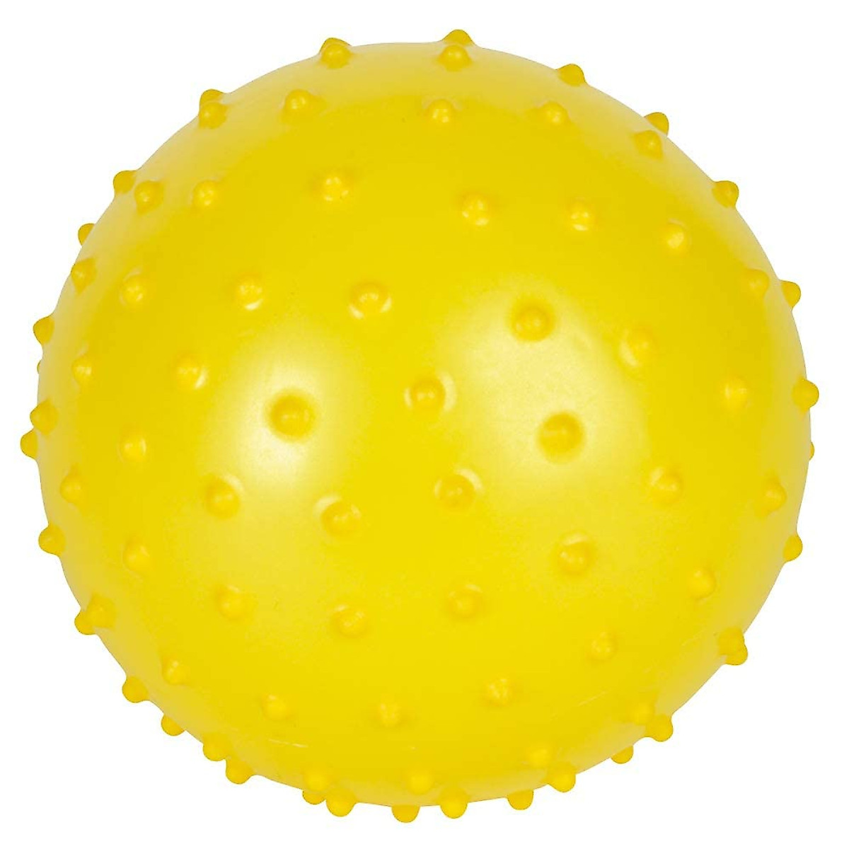 Bedwina Knobby Balls - (Pack of 6) Bulk 7 Inch Sensory Balls and Spiky Massage Stress Balls for Toddlers, with Pump, Fun Bouncy Toddler Balls for Kids Party Favors, Stocking Stuffers