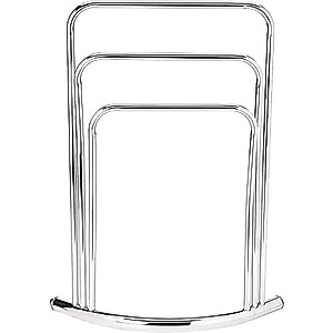 KB Designs - 3 Tier Freestanding Metal Towel Rack Stand, Chrome