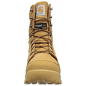 Carhartt mens Cmf8058 Rugflx 8" Wheat Soft Work Boot, Wheat, 9.5 US