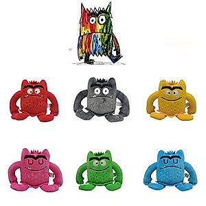 BUSHQDSS A Cute Emotional Doll That Lets You Know Your Child's Mood and is a Gift for Your Child. 15CM/5.9 inches (red Fury)